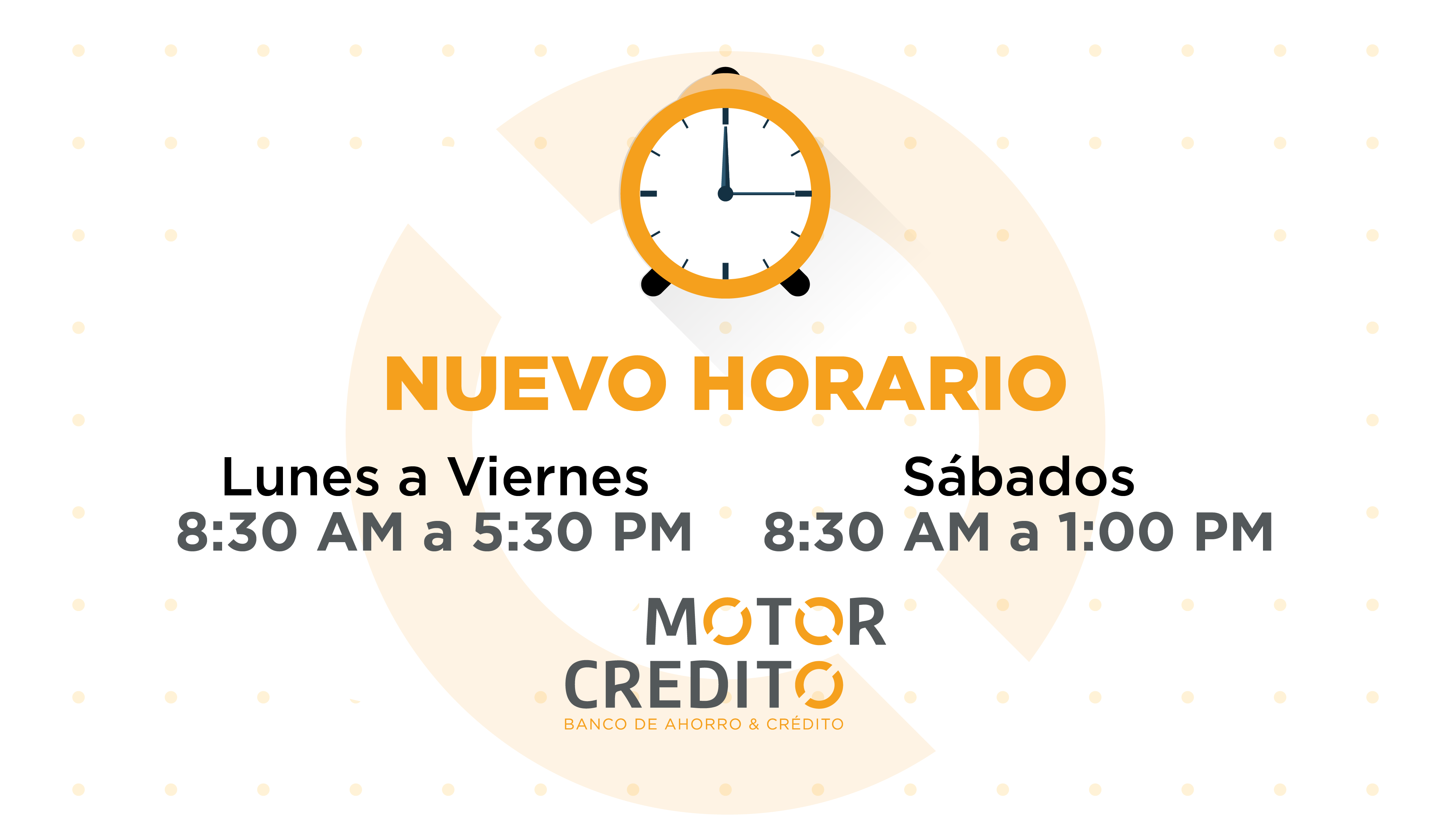 Motor Crédito, S. A., Banco de Ahorro & Crédito