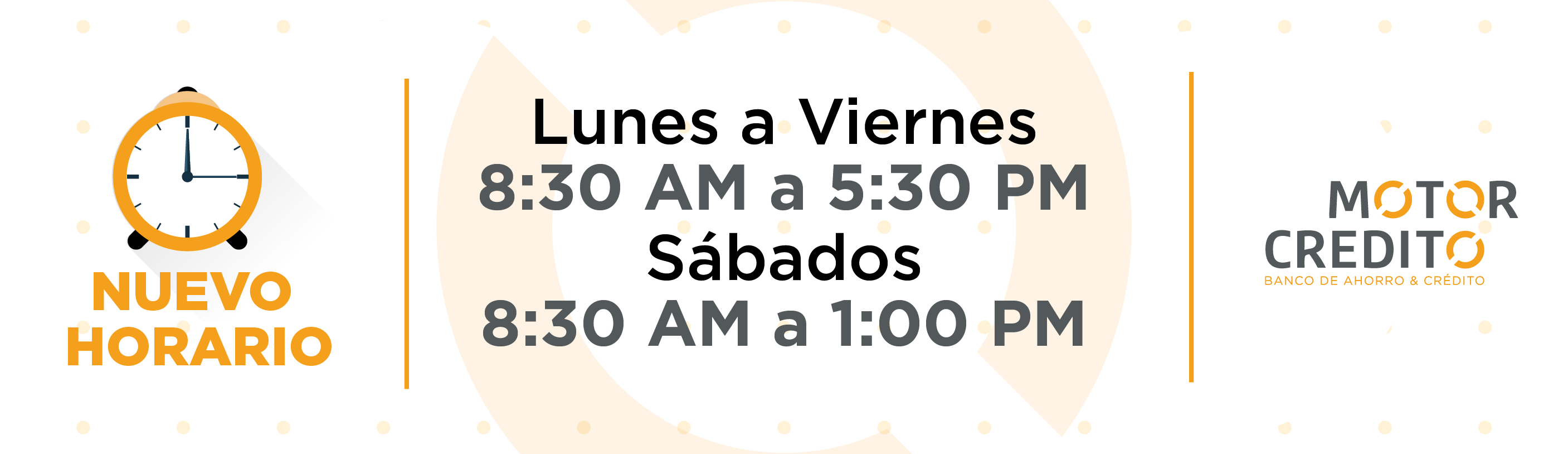 Motor Crédito, S. A., Banco de Ahorro & Crédito